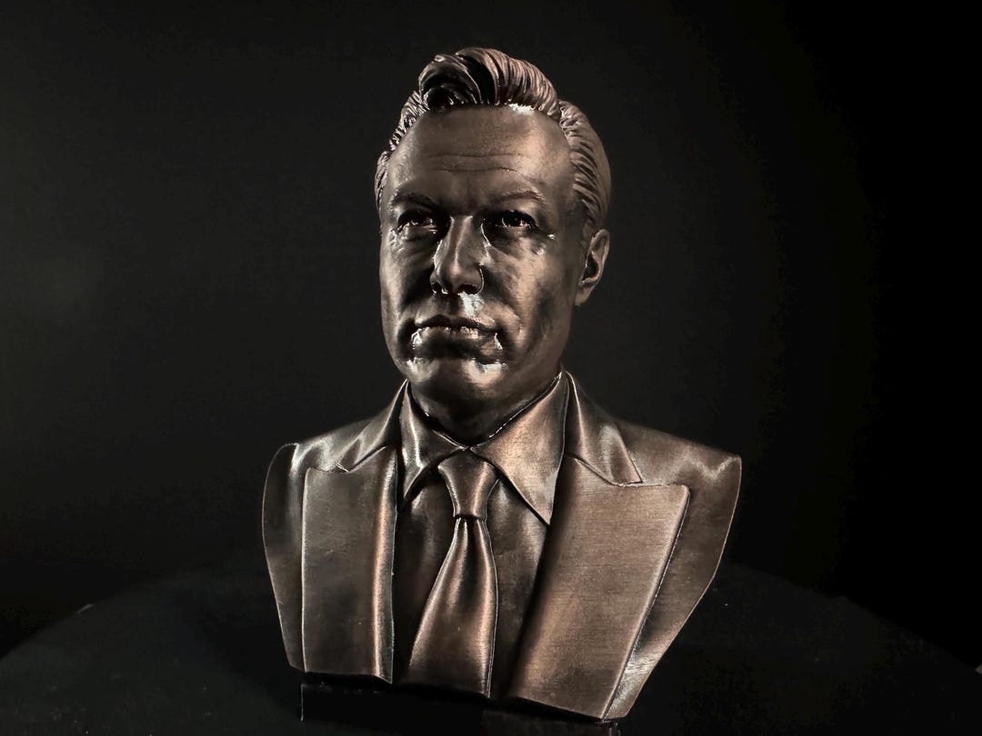 Elon Musk Bust - Detailed Handcrafted Sculpture - Modern Tech Icon Art ...