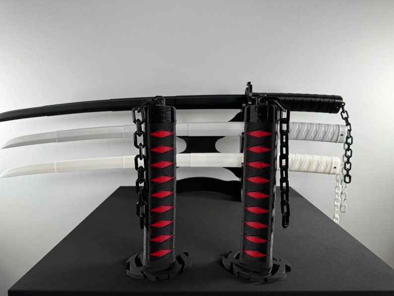 32" Collapsible Retractable Sword Katana Replaceable Blade , 3D Printed ...