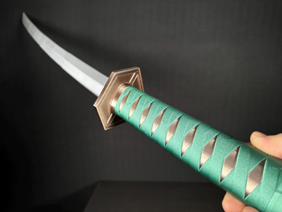 32" Collapsible Retractable Sword Katana Replaceable Blade , 3D Printed ...