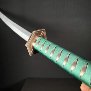 32" Collapsible Retractable Sword Katana Replaceable Blade , 3D Printed ...