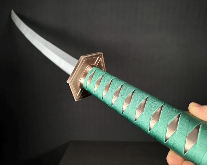 32" Collapsible Retractable Sword Katana Replaceable Blade , 3D Printed ...