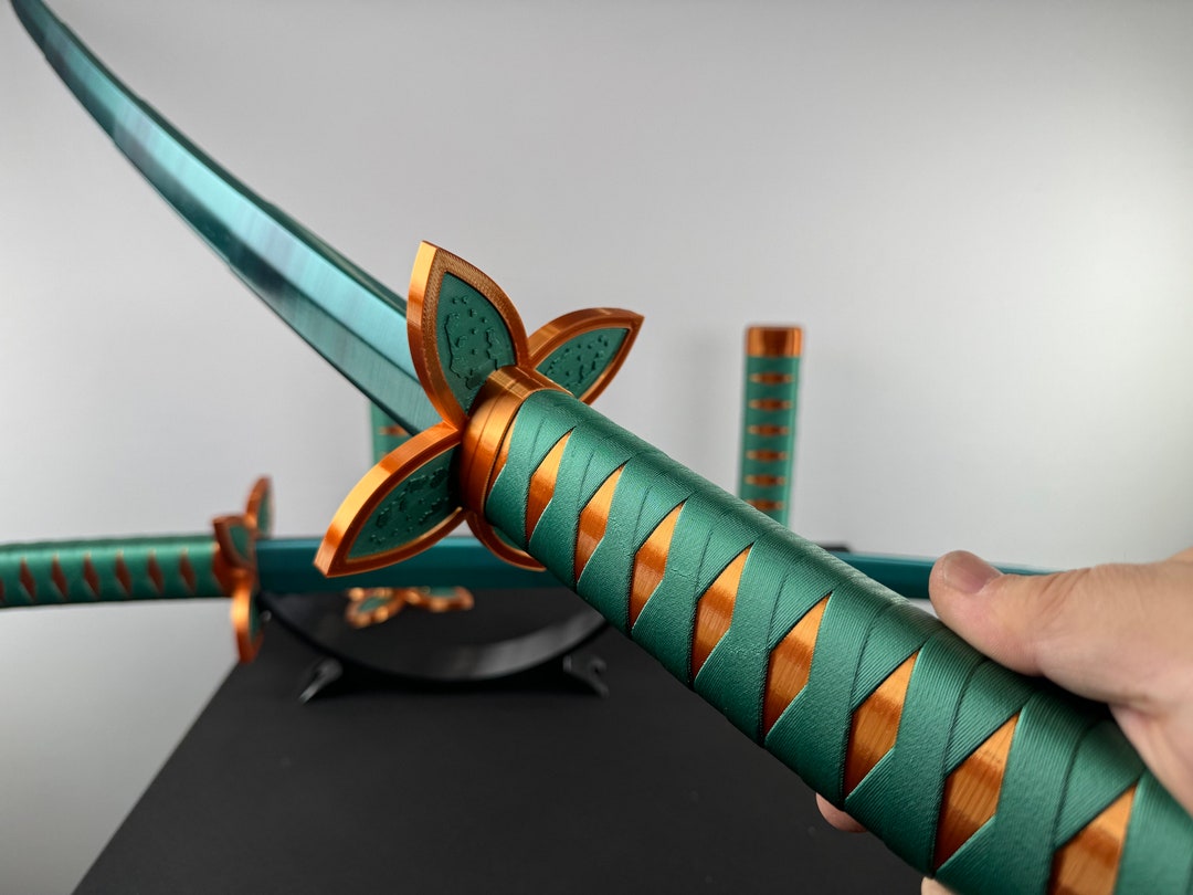 32 Collapsible Retractable Sword Katana Replaceable Blade , 3D Printed ...