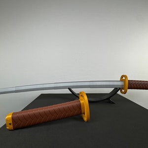 32" Collapsible Retractable Sword Katana Replaceable Blade , 3D Printed ...