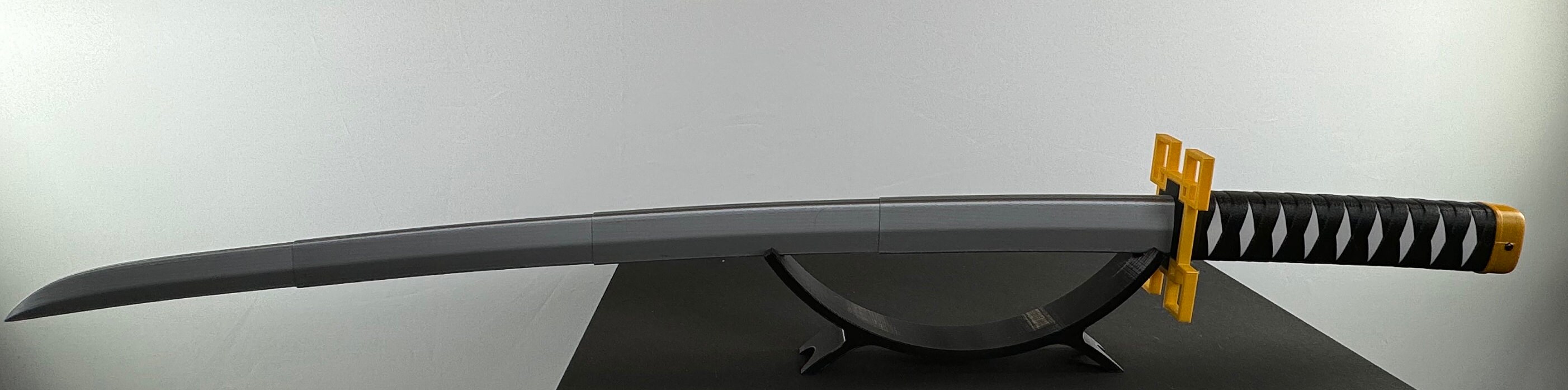 32" Collapsible Retractable Sword Katana Replaceable Blade , 3D Printed ...