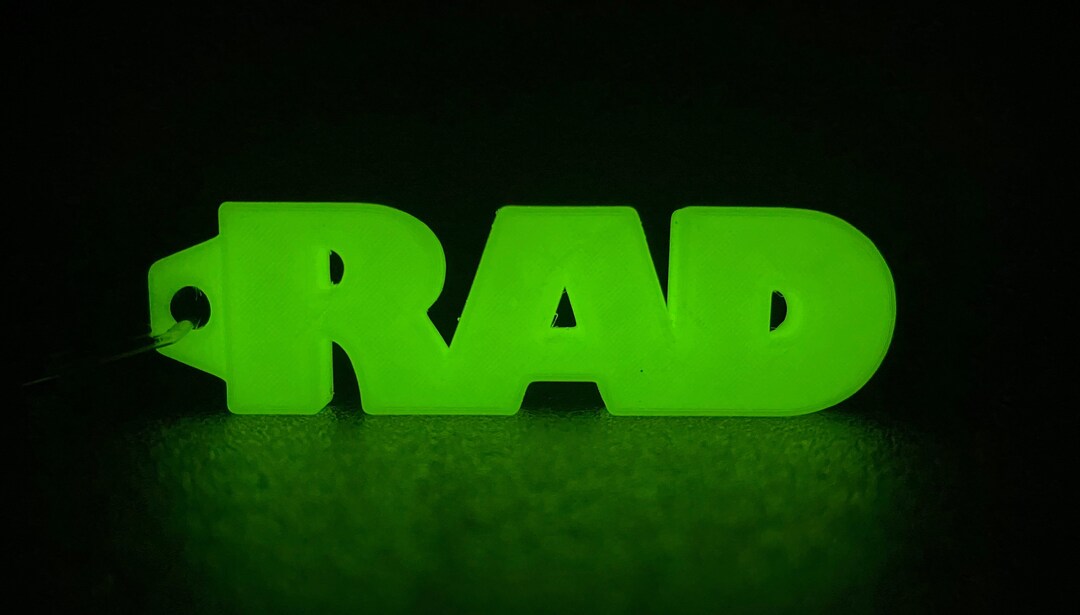 RAD Key Chain - Etsy