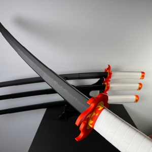 32" Collapsible Retractable Sword Katana Replaceable Blade , 3D Printed ...