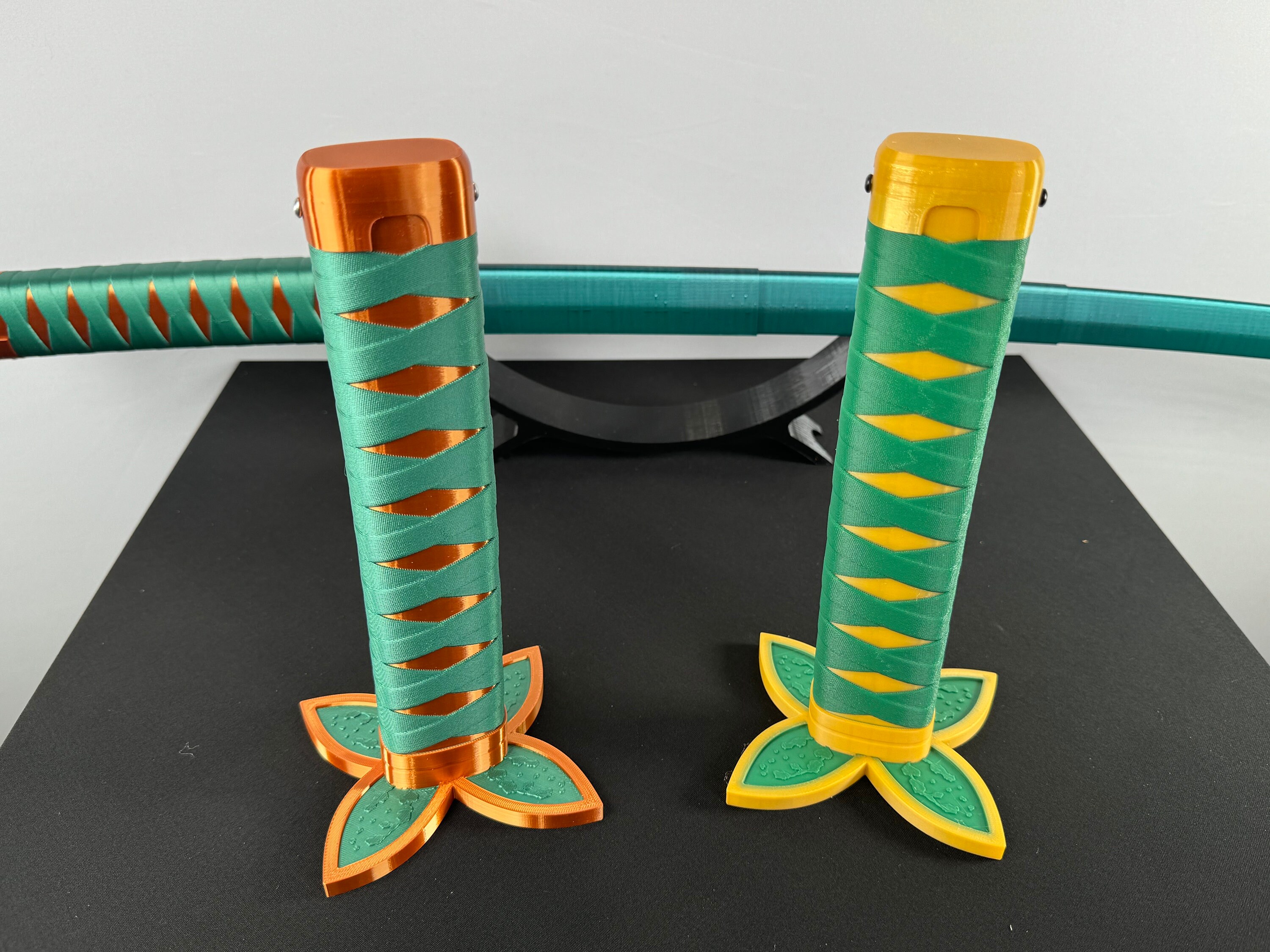 32" Collapsible Retractable Sword Katana Replaceable Blade , 3D Printed ...