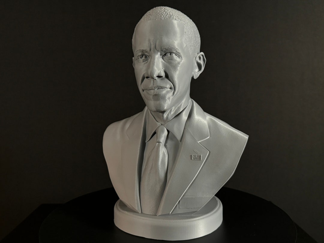 Barack Hussein Obama II, 44th American President Sculpture 3D Print - Etsy