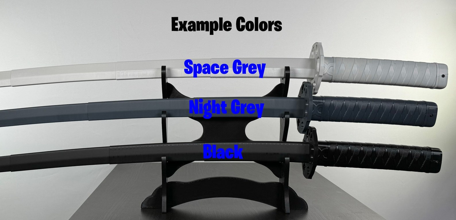 32" Collapsible Retractable Sword Katana Replaceable Blade , 3D Printed ...