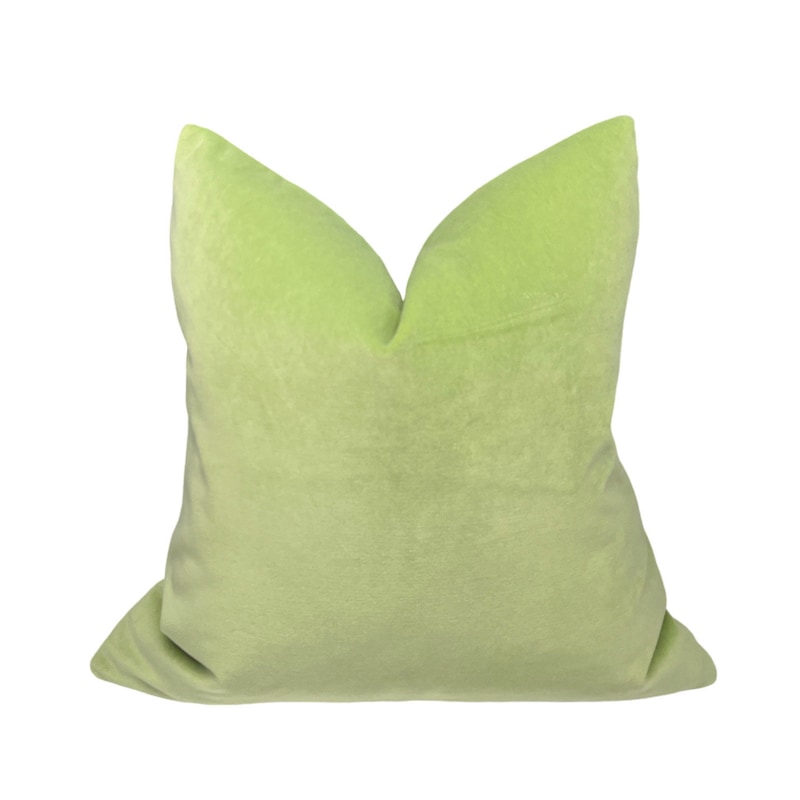 Green Velvet Pillow - Etsy