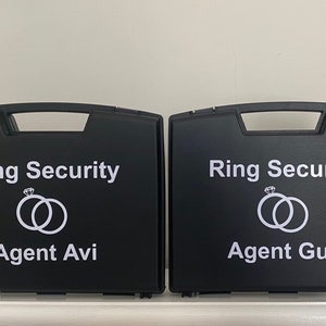 Personalised Ring Security Box, Ring Security Case, Wedding Briefcase ...