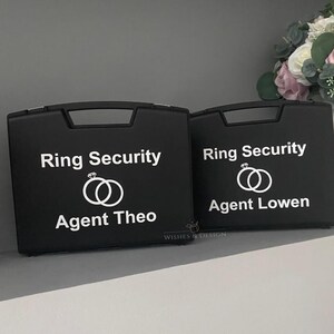 Personalised Ring Security Box, Ring Security Case, Wedding Briefcase ...