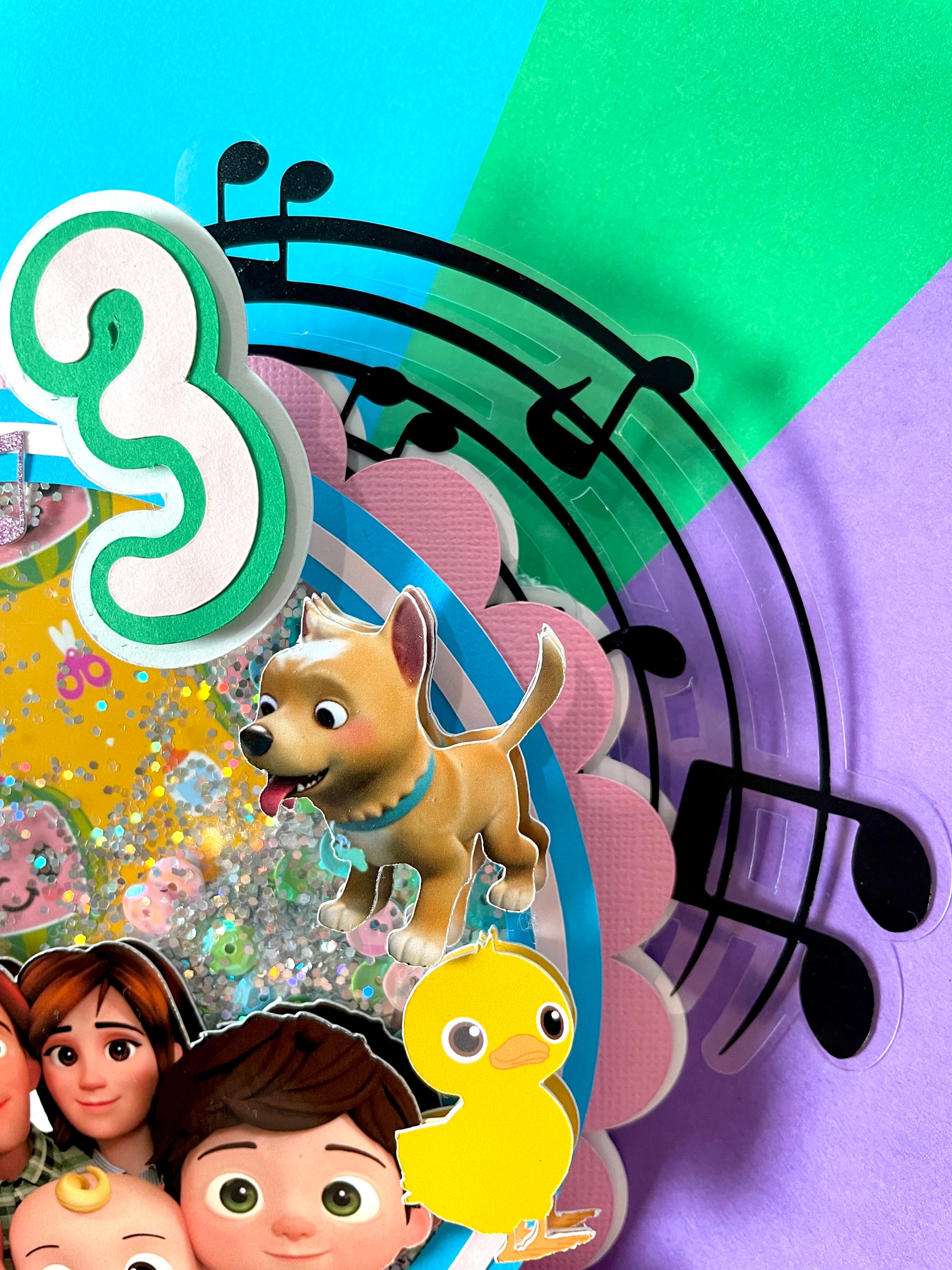 Cocomelon Cake Topper Party Theme Birthday Children Kids Gift ...