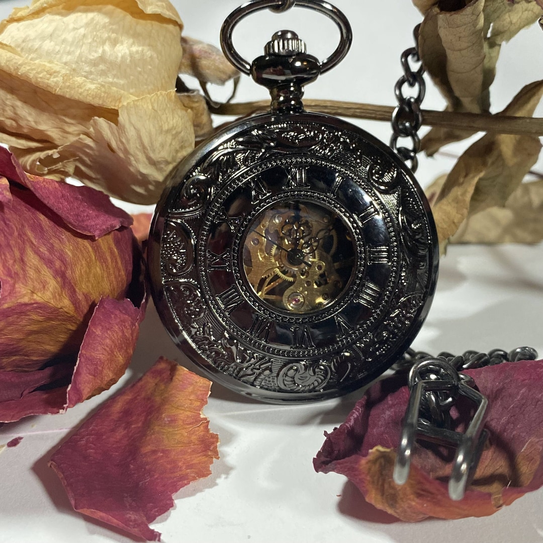 Vintage Style Pocket Watch, Personalized Pocket Watch, Engraved ...
