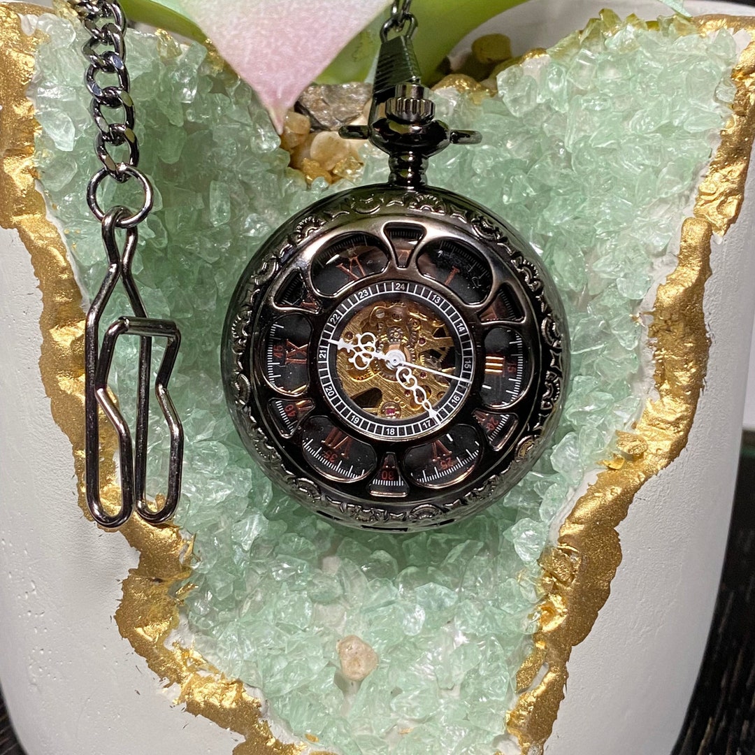 Vintage Style Pocket Watch, Engraved Pocket Watch, Customized Pocket ...