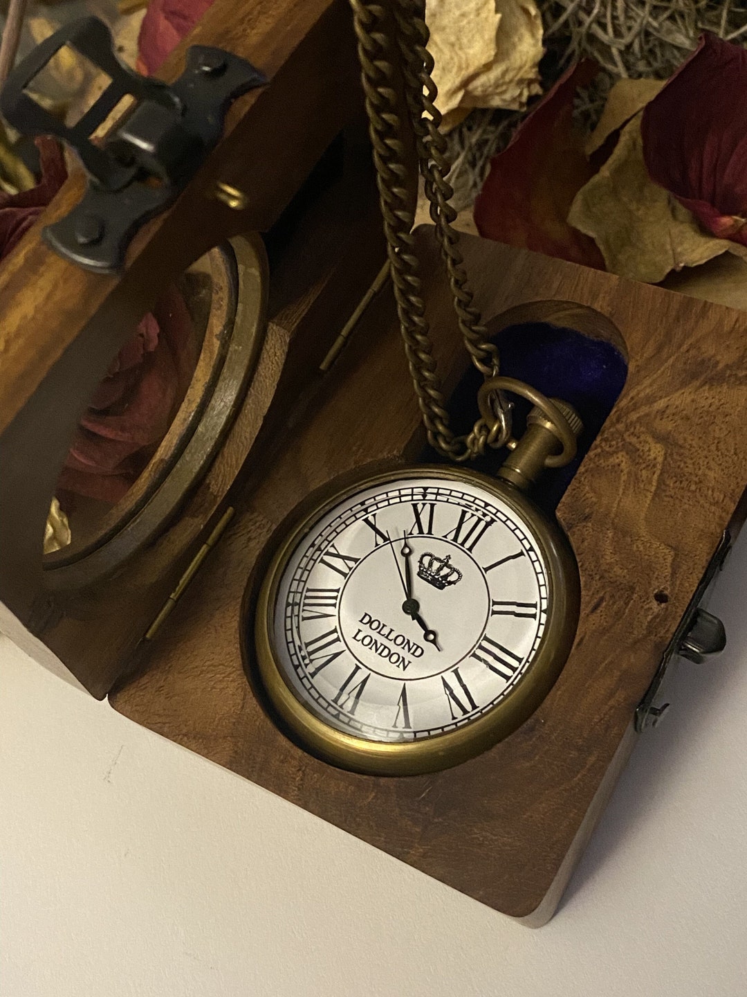Custom Engraved Vintage Style Pocket Watch, Personalized Gift for ...