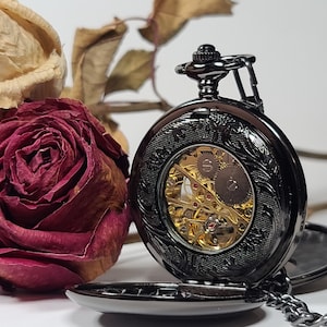 Vintage Style Pocket Watch, Personalized Pocket Watch, Engraved ...