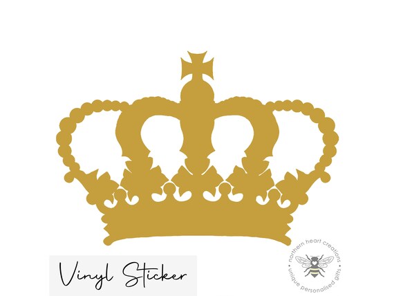 Paper, Party & Kids vinyl decal stickers Prince or Princess with crown ...