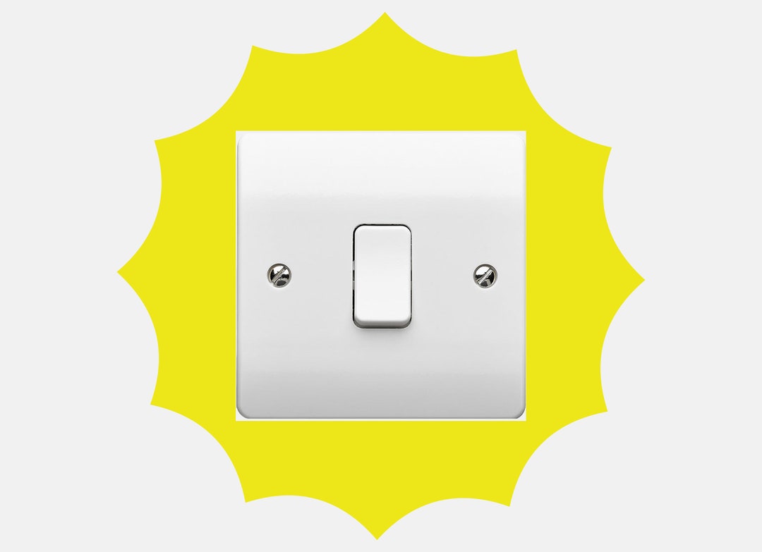 Sun Light Switch Surround Sticker Vinyl Decal Sticker Nursery, Bedroom ...