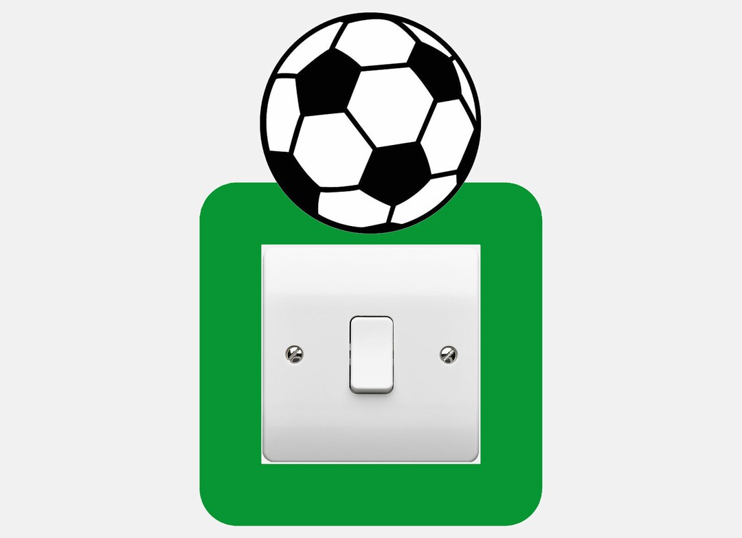 Football Light Switch Surround Sticker Vinyl Decal Sticker Nursery ...