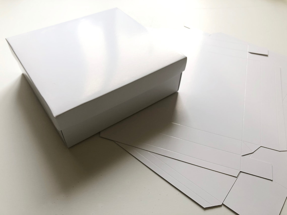 Large Box Template SVG PDF Cricut & Silhouette Cameo Files Download ...