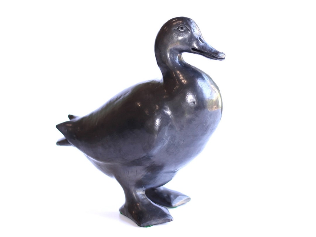 Oaxacan Barro Negro Hand Sculpted Duck Mexican Folk Art - Etsy