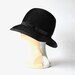 1950s Henry Pollak Felted Wool Wide Brim Hat - 50s Vintage Ladies ...
