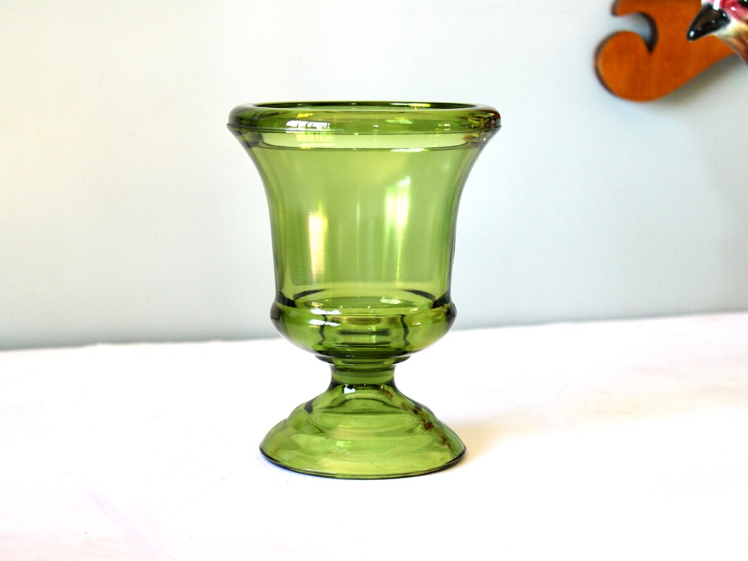 1960s Avocado Green Glass - Etsy