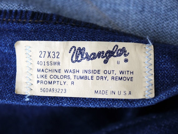 1960s Wranglers Made in USA Lasso Font Logo Mint Cond… - Gem