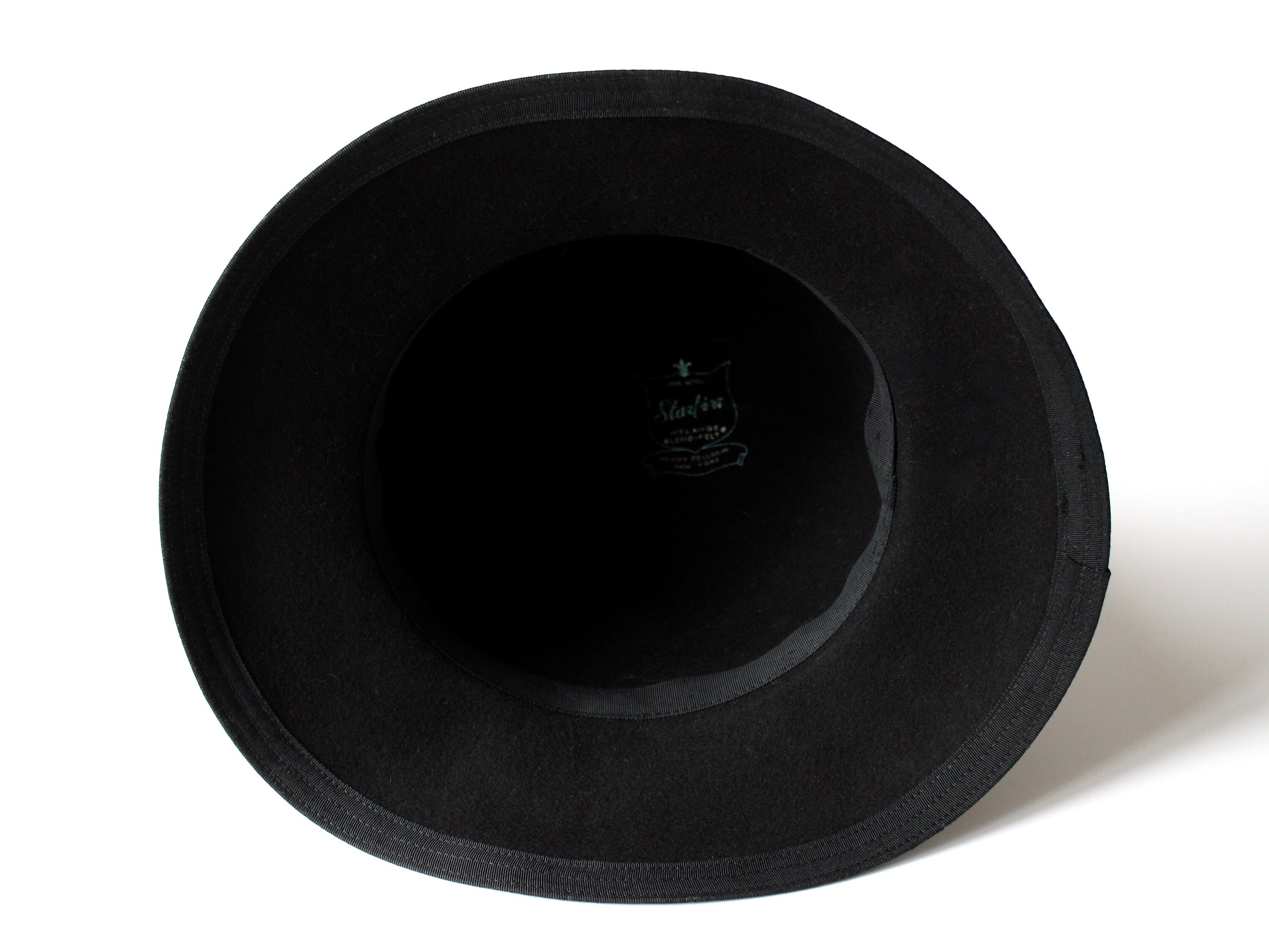 1950s Henry Pollak Felted Wool Wide Brim Hat - 50s Vintage Ladies ...