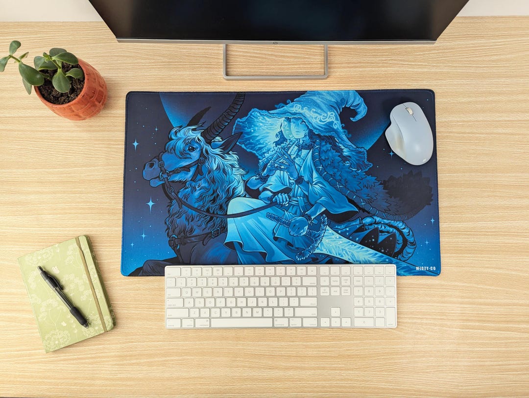Playmat Gaming Mouse Pad Witchy Office Decor for Gamer Girlfriend Gift ...