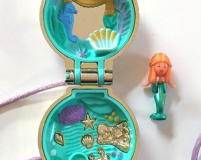 COMPLETE Polly Pocket Sparkling Mermaid Adventure, Polly Pocket 90’s ...