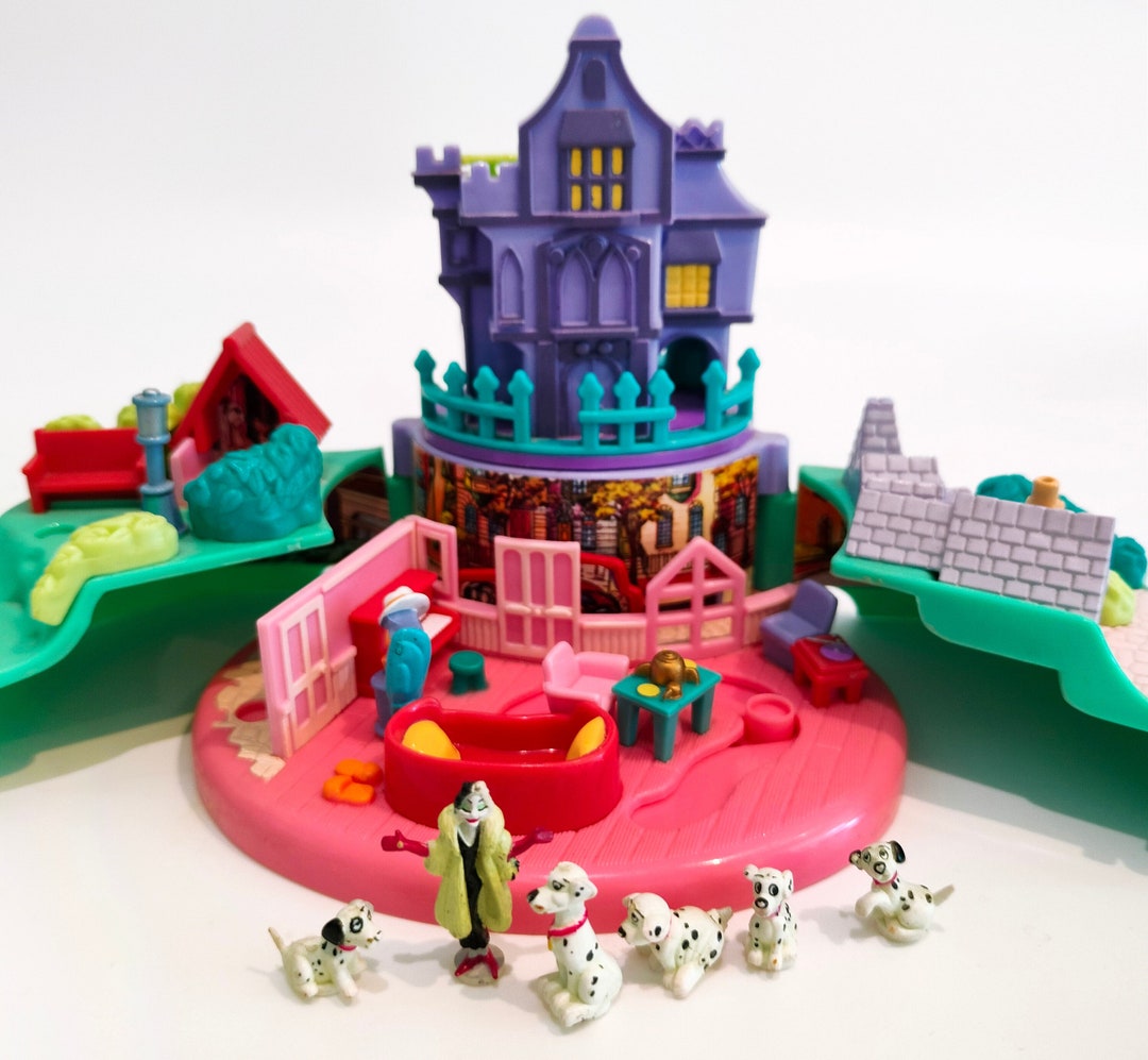 Disney Polly Pocket 101 Dalmatians Cruella's Mantion- Polly Pocket ...