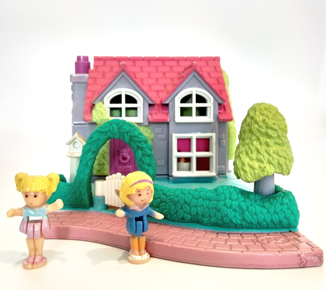Complete - Rare - Vintage Polly Pocket Dance Studio Pollyville 1995 ...