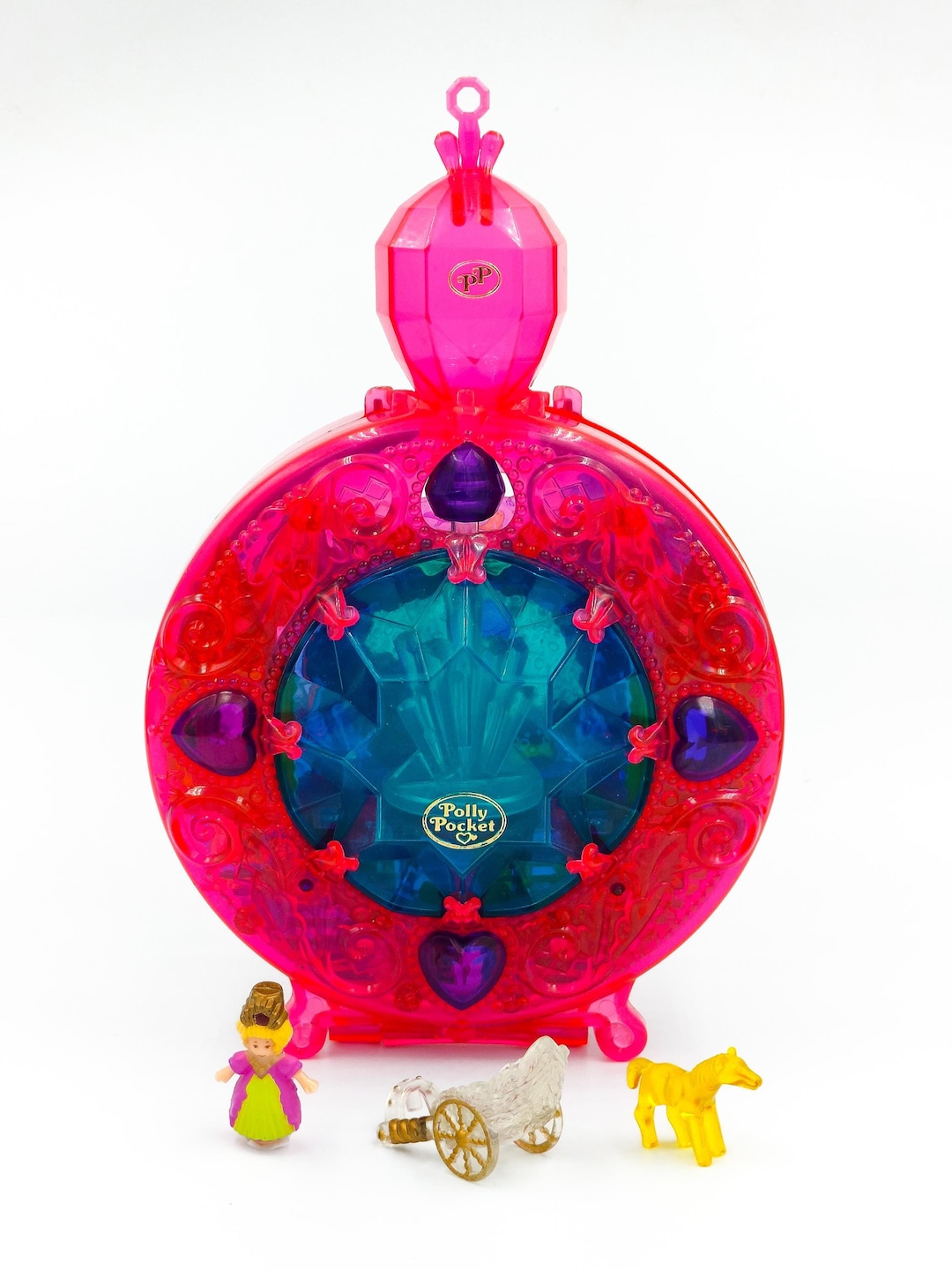 Complete Rare 1996 Polly Pocket Starshine Palace Sparkle Surprise polly ...