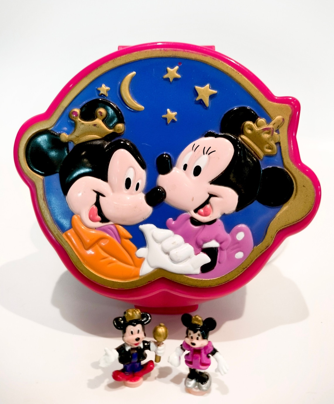 Complete- Disney Polly Pocket Mickey and Minnie Playcase Compact - 1995 ...