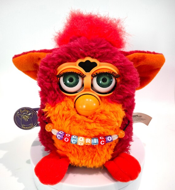 Works Rare Vintage Furby Rooster-furby Green Eyes Furby Red - Etsy