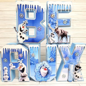 Olaf, Frozen Decor, Frozen Birthday Decoration, Olaf Birthday ...