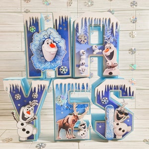 Olaf, Frozen Decor, Frozen Birthday Decoration, Olaf Birthday ...