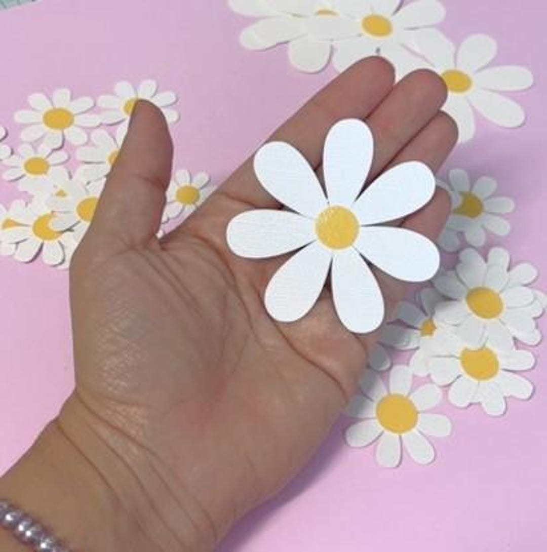 Daisy Die Cut Decorations, Daisy Confetti, Daisies Party Decoration ...