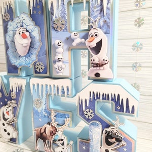 Olaf, Frozen Decor, Frozen Birthday Decoration, Olaf Birthday ...