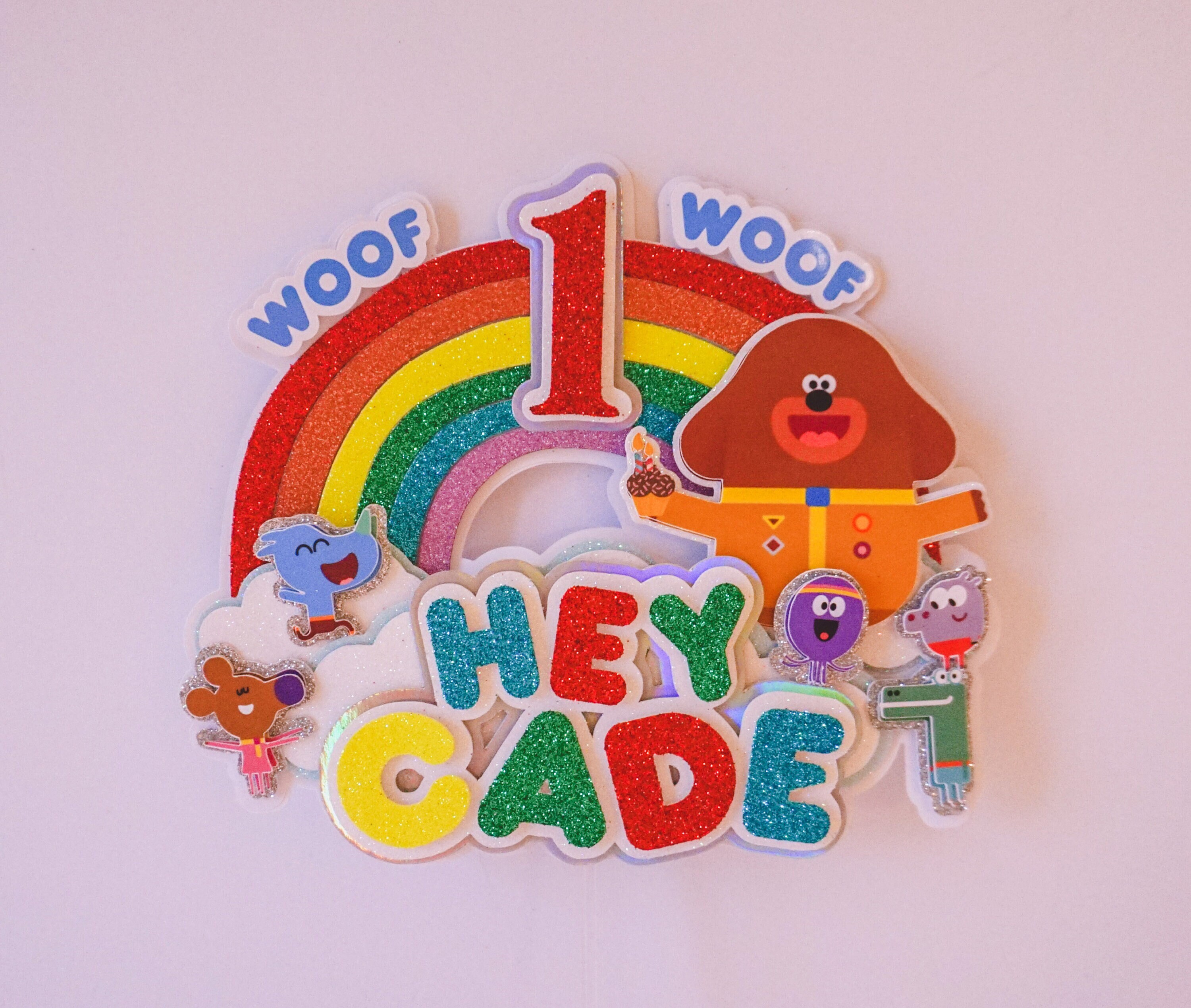 HEY DUGGEE 3D Cake Topper Personalised Hey Duggee Inspired - Etsy UK