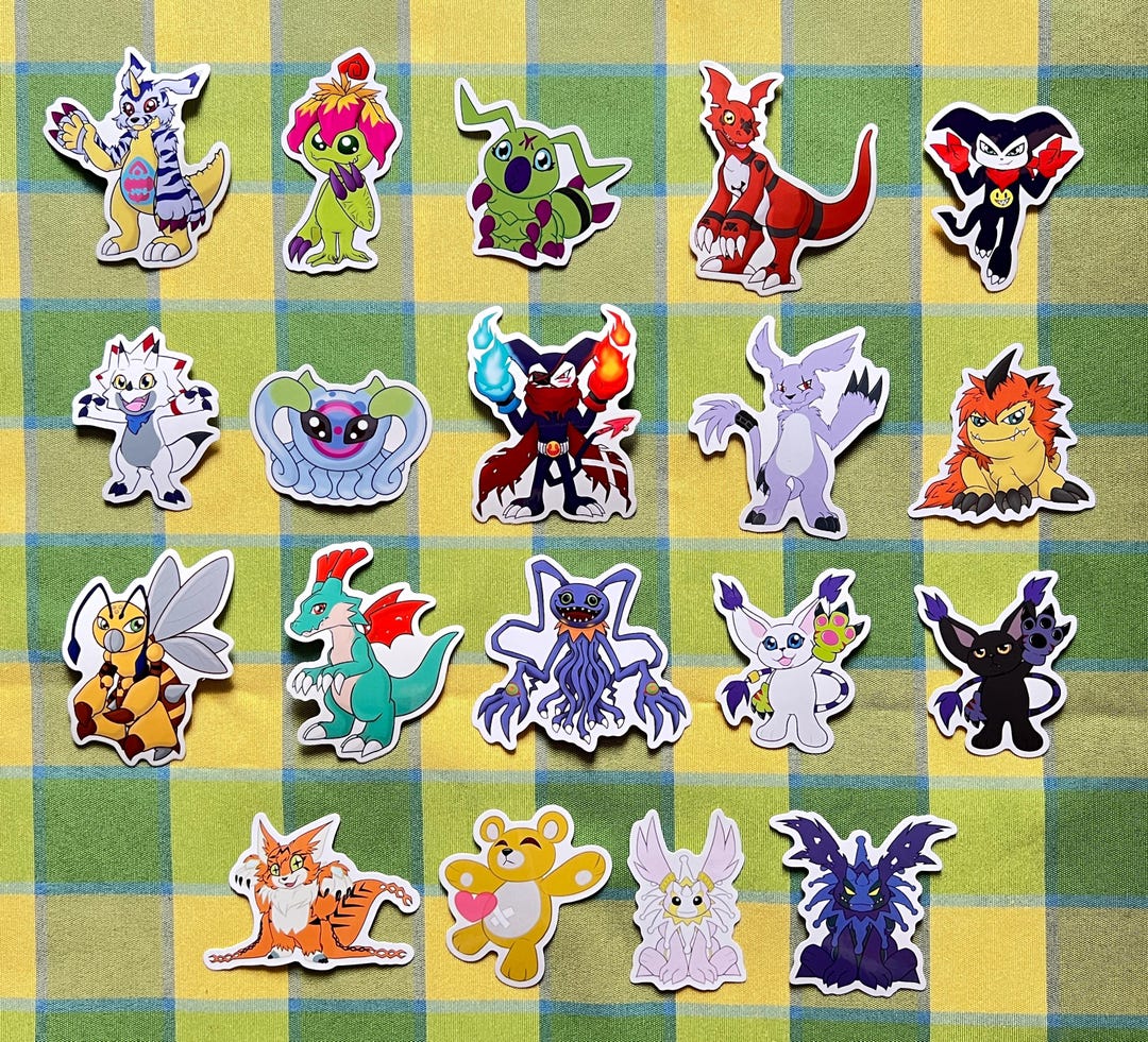 DIGIMON: Stickers - Etsy