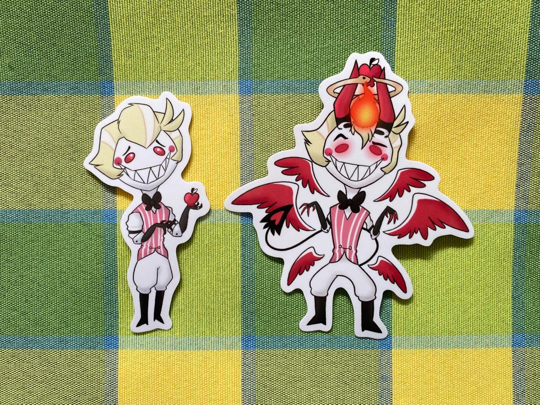 HAZBIN HOTEL: Lucifer Morningstar Sticker - Etsy