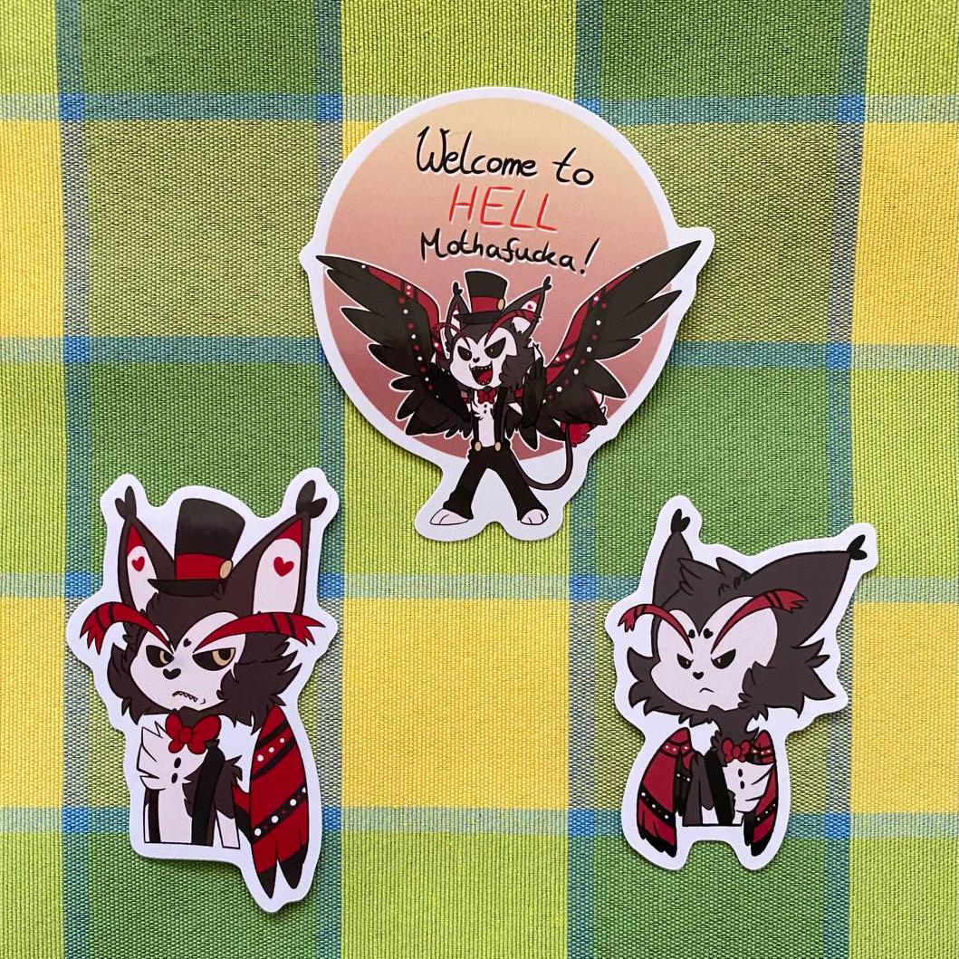 HAZBIN HOTEL: Husk Sticker - Etsy