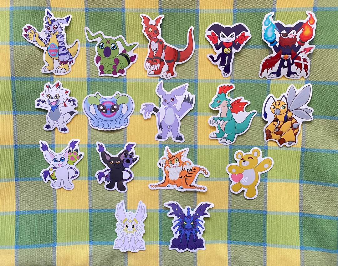 DIGIMON: Stickers - Etsy