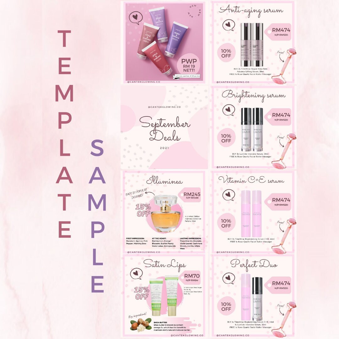 Pink Pastel Product Promotion Poster - Instagram Post (canva Template ...