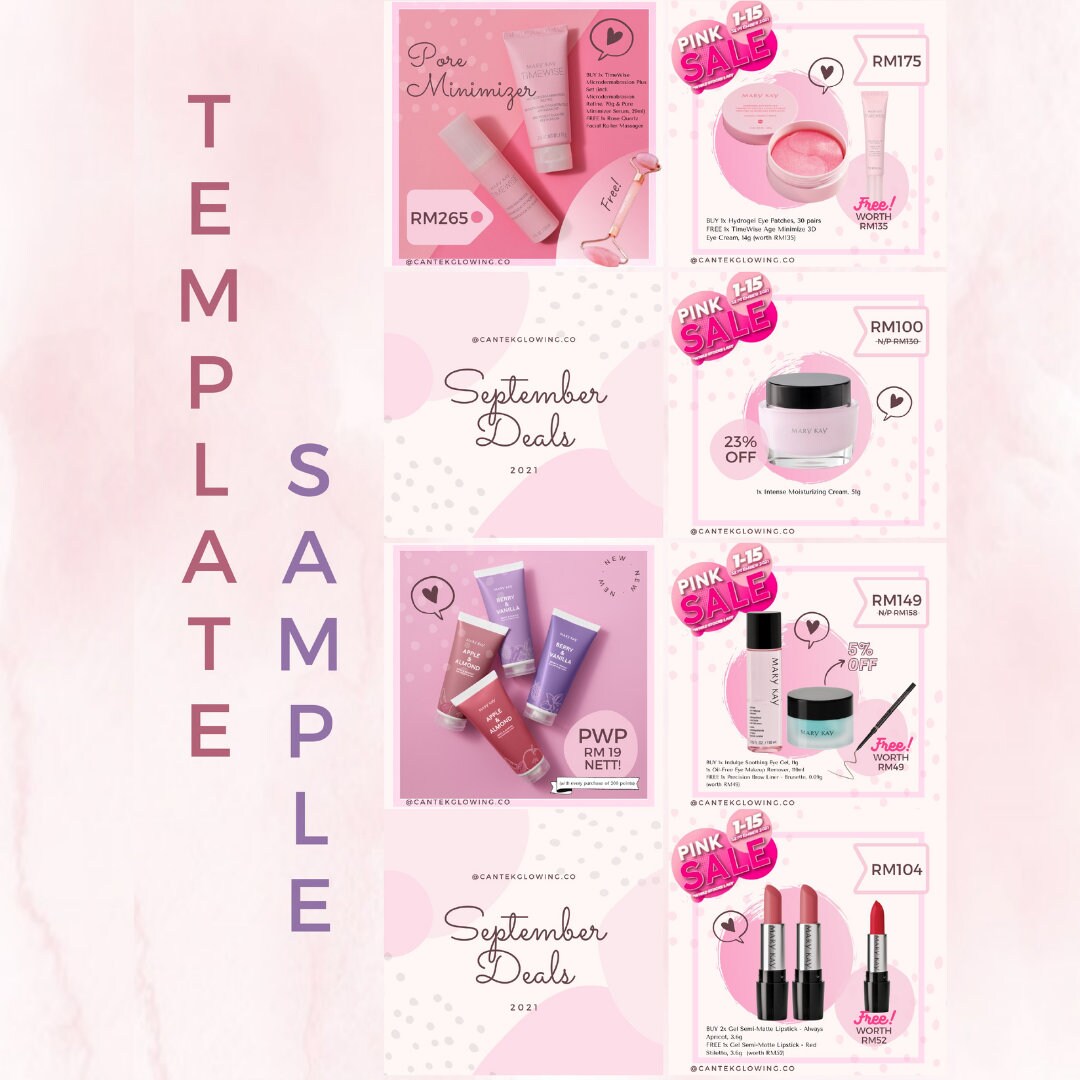 Pink Pastel Product Promotion Poster - Instagram Post (canva Template ...