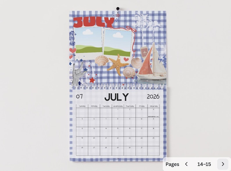 2026 Custom Calendar Template – DIY Canva Design (digital Download) - Etsy