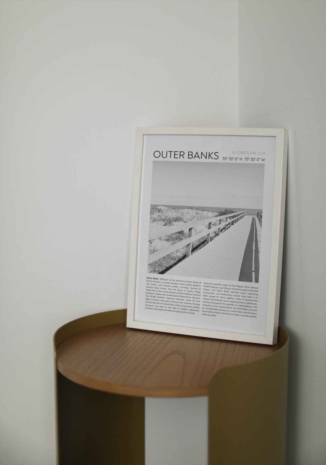 Outer Banks Black and White Digital Print, Vintage Wall Art, Travel ...